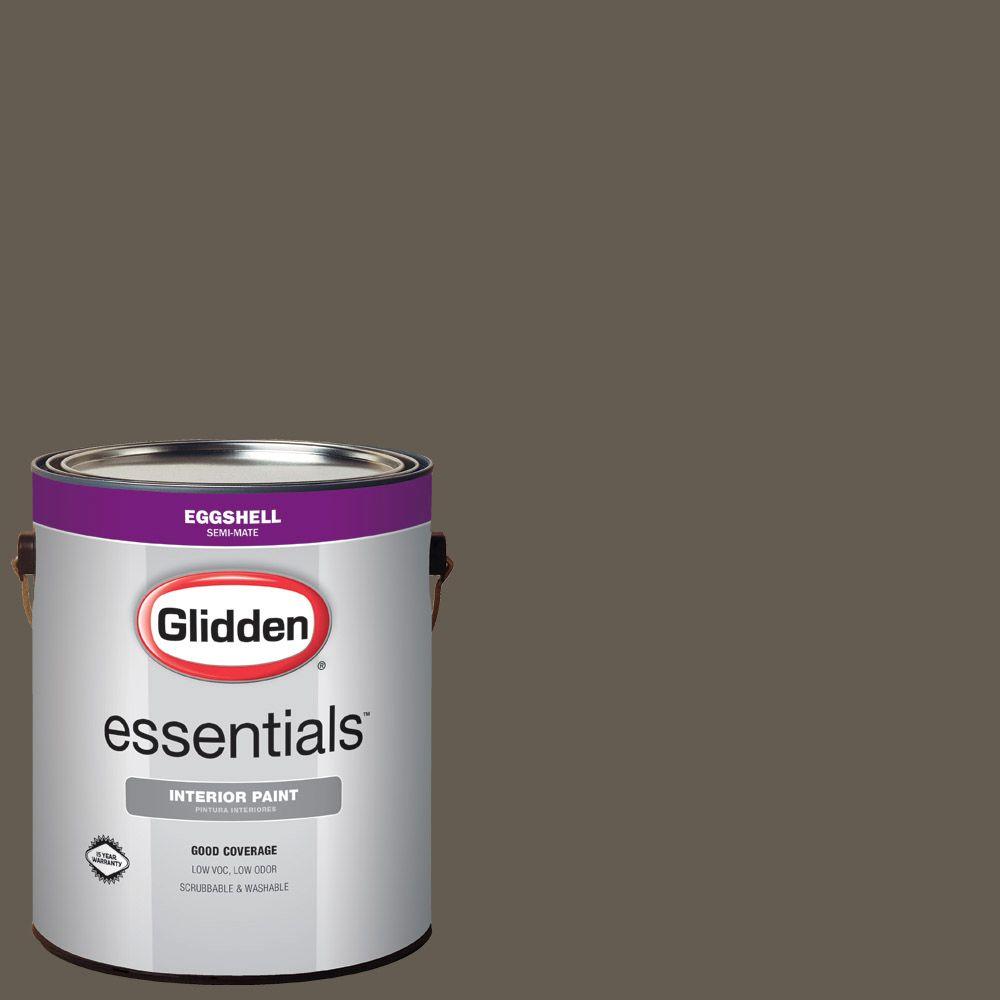 Glidden Essentials 1 gal. #HDGWN60 Wild Truffle Eggshell Interior Paint ...