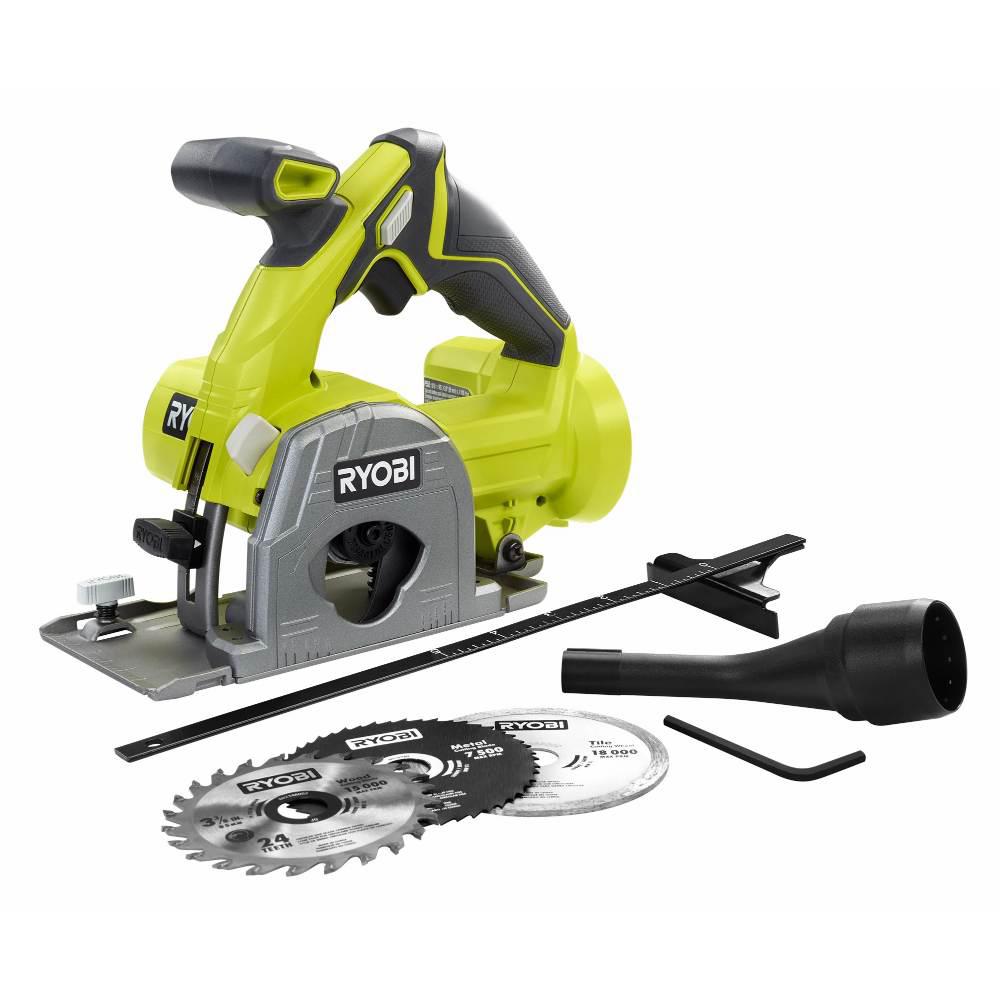 RYOBI ONE 18V Cordless 3 3 8 In Multi Material Plunge Saw Tool Only RYOBI ONE 18V Cordless 3 3 8 In Multi Material Plunge Saw Tool Only