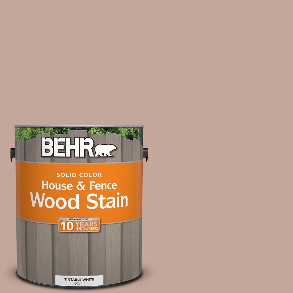 BEHR 1 gal. #760B-4 Adobe Straw Solid Color House and Fence Exterior ...
