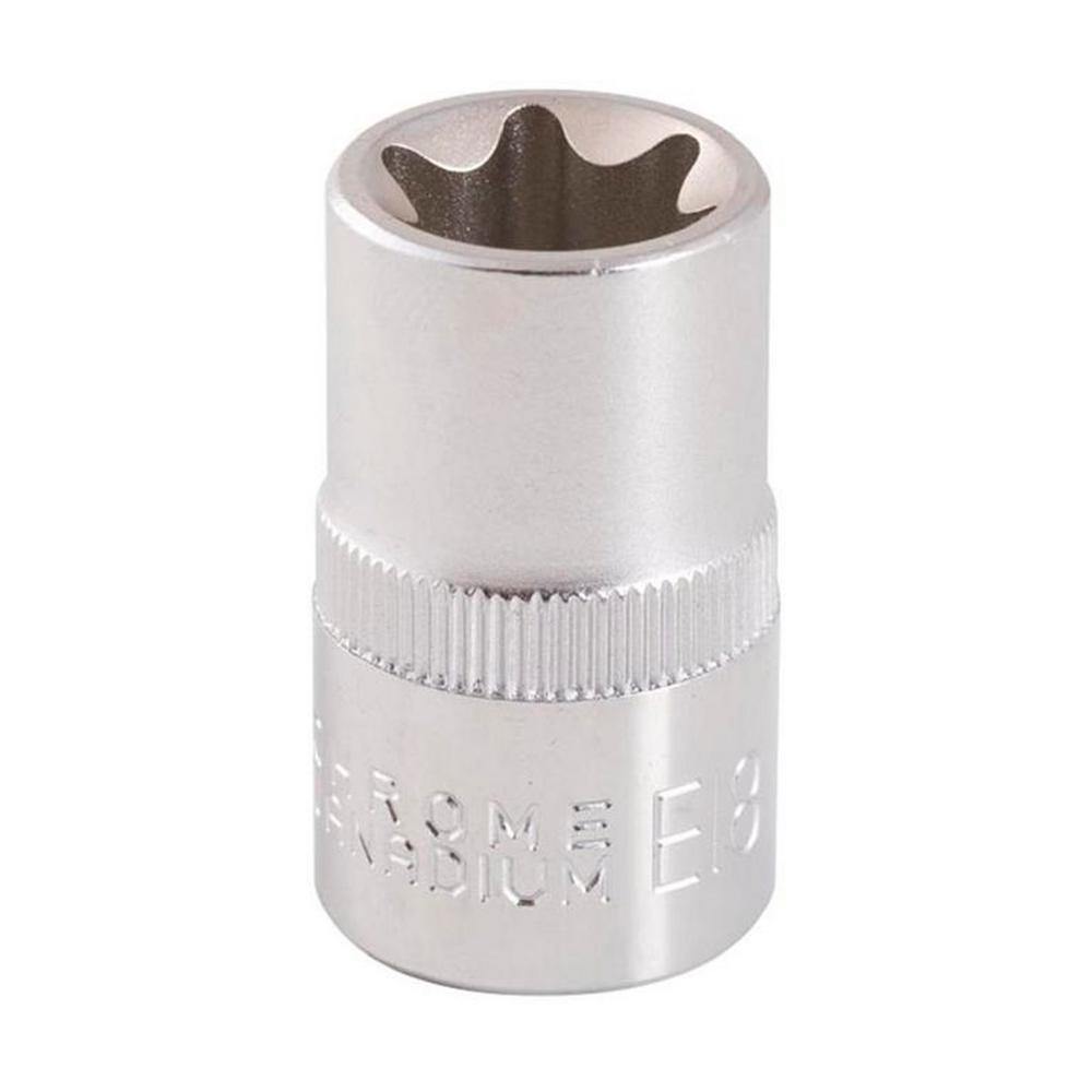SUNEX TOOLS 1/2 in. Drive E18 External Star Socket-SUN9911A18 - The ...