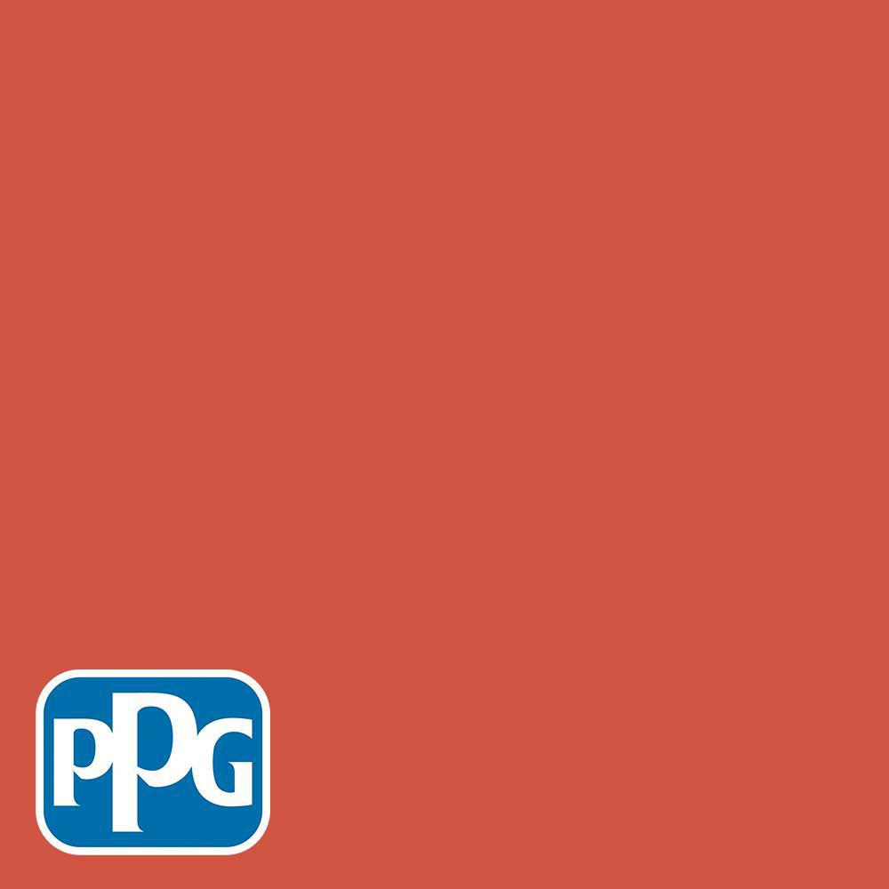 PPG TIMELESS 1 gal. #HDPPGR52U Tomahawk Red Satin Interior One-Coat ...