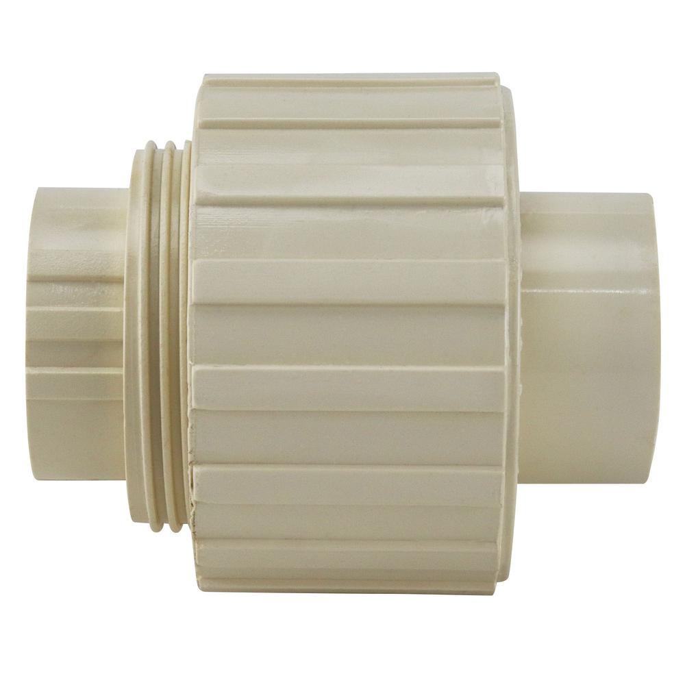 Apollo 3/4 in. x 3/4 in. CPVC CTS x CTS Union Solvent Weld-CPVCU34 ...