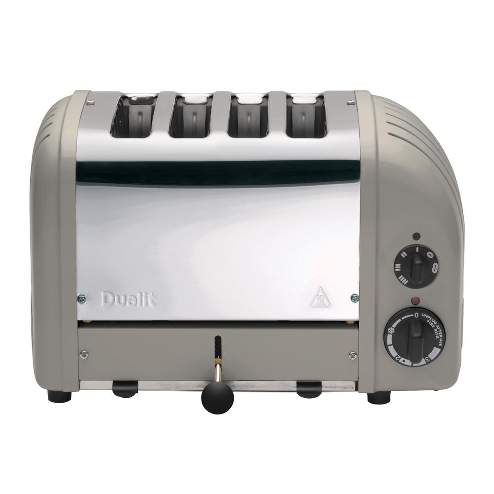 Dualit New Gen 4-Slice Glacier Blue Wide Slot Toaster with Crumb Tray ...