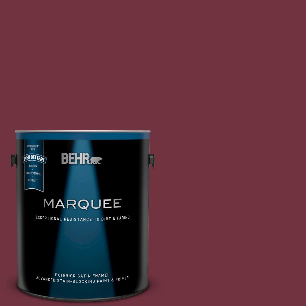 BEHR MARQUEE 1 gal. #MQ1-15 Rumors Satin Enamel Exterior Paint and ... BEHR MARQUEE 1 gal. #MQ1-15 Rumors Satin Enamel Exterior Paint and ...