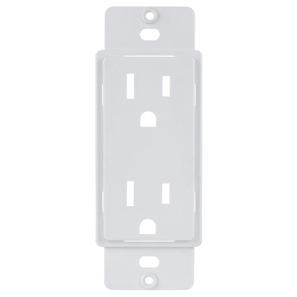 Commercial Electric 1-Gang or Multi-Gang Duplex Plastic Adapter Plate ...