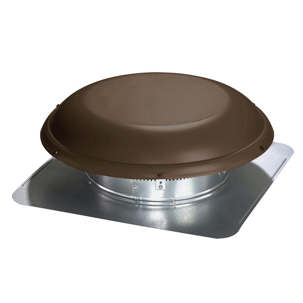 Air Vent 144 sq. in. NFA Galvanized Round-Top Roof Louver Static Vent ...