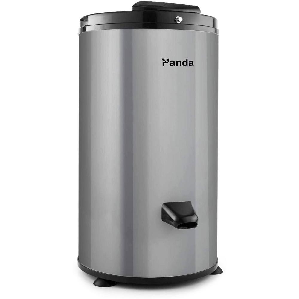 Panda 0.6 cu. ft. 120-Volt Gray Electric Stainless Steel Portable Spin ...