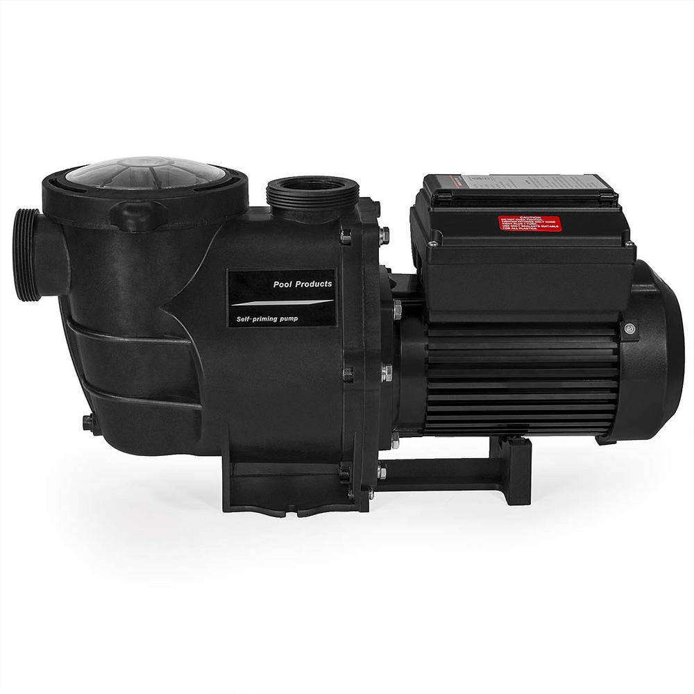 XtremepowerUS 2 HP Self-Priming Dual Speed In-Ground Pool Pump 2 in ...