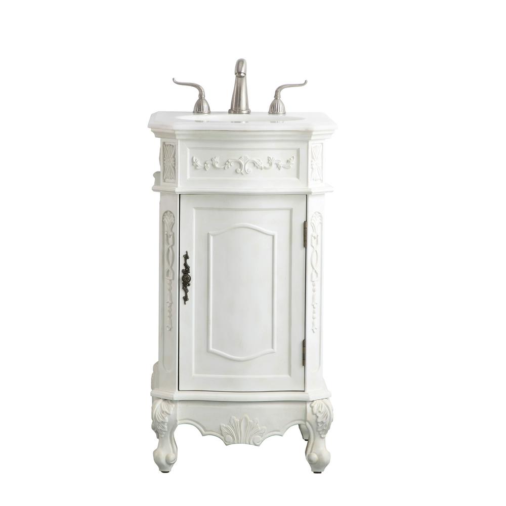 Timeless Home 19 in. W x 19 in. D x 35 in. H Single Bathroom Vanity in ...