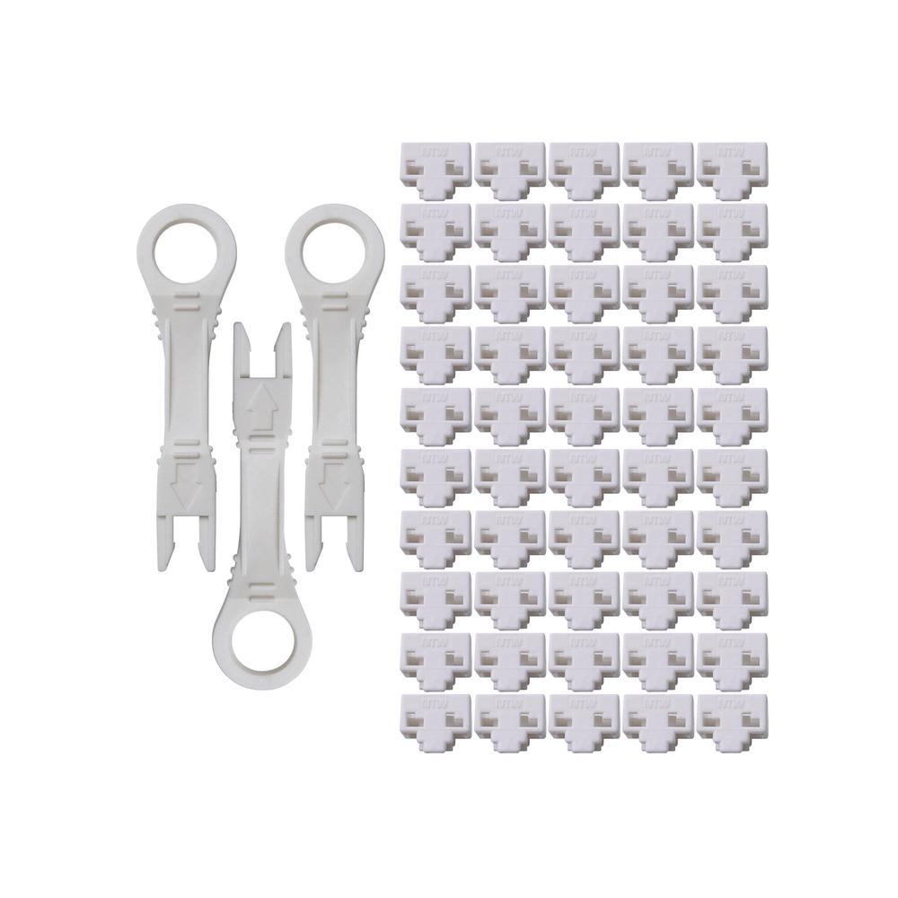 NTW net-Lock Locking RJ45 Port/Dust Blocker with Color Coded Keys ...