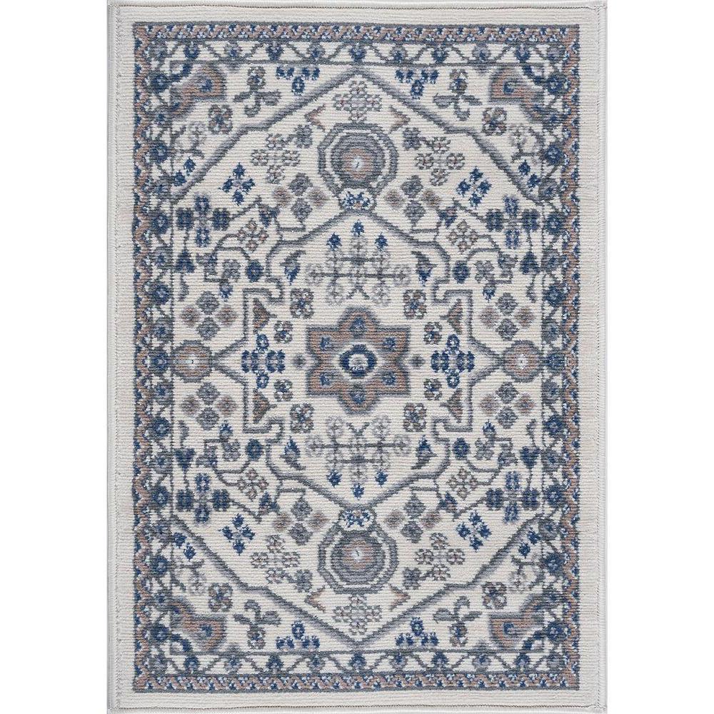 Tayse Rugs Hampton Traditional Cream 2 ft. x 3 ft. Area Rug-HMP4017 2x3 ...