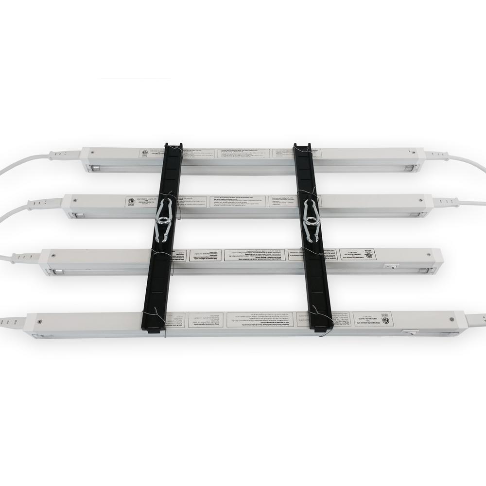 ViaVolt 2 ft. 4-Bulb T5 High Output Copper Fluorescent Grow Light ...