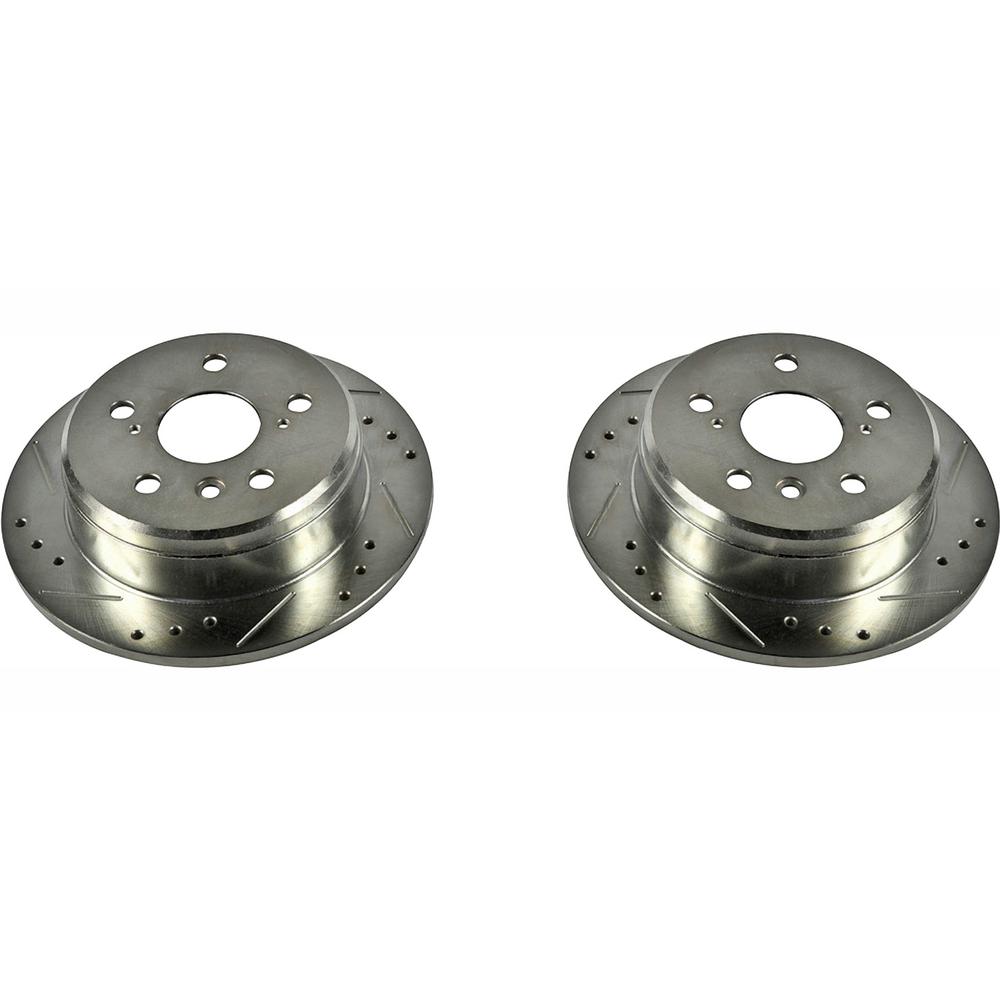 Power Stop Extreme Performance Drilled & Slotted Brake Rotor - Rear ...