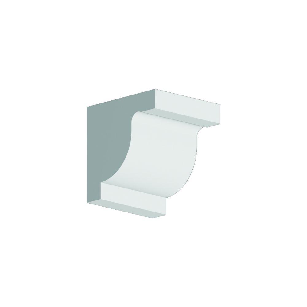 Fypon 10 in. x 10 in. x 9-1/8 in. Polyurethane Bracket-BKT10X10X9 - The ...