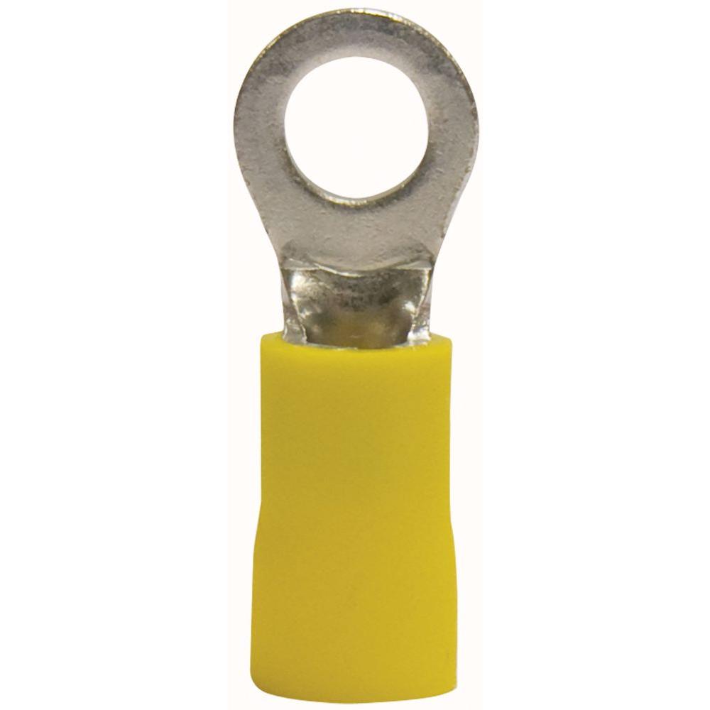 Wire Cable Connectors Vinyl Insulated 8 AWG Gauge 10 Ring Terminal Crimp Wire Connector USA 