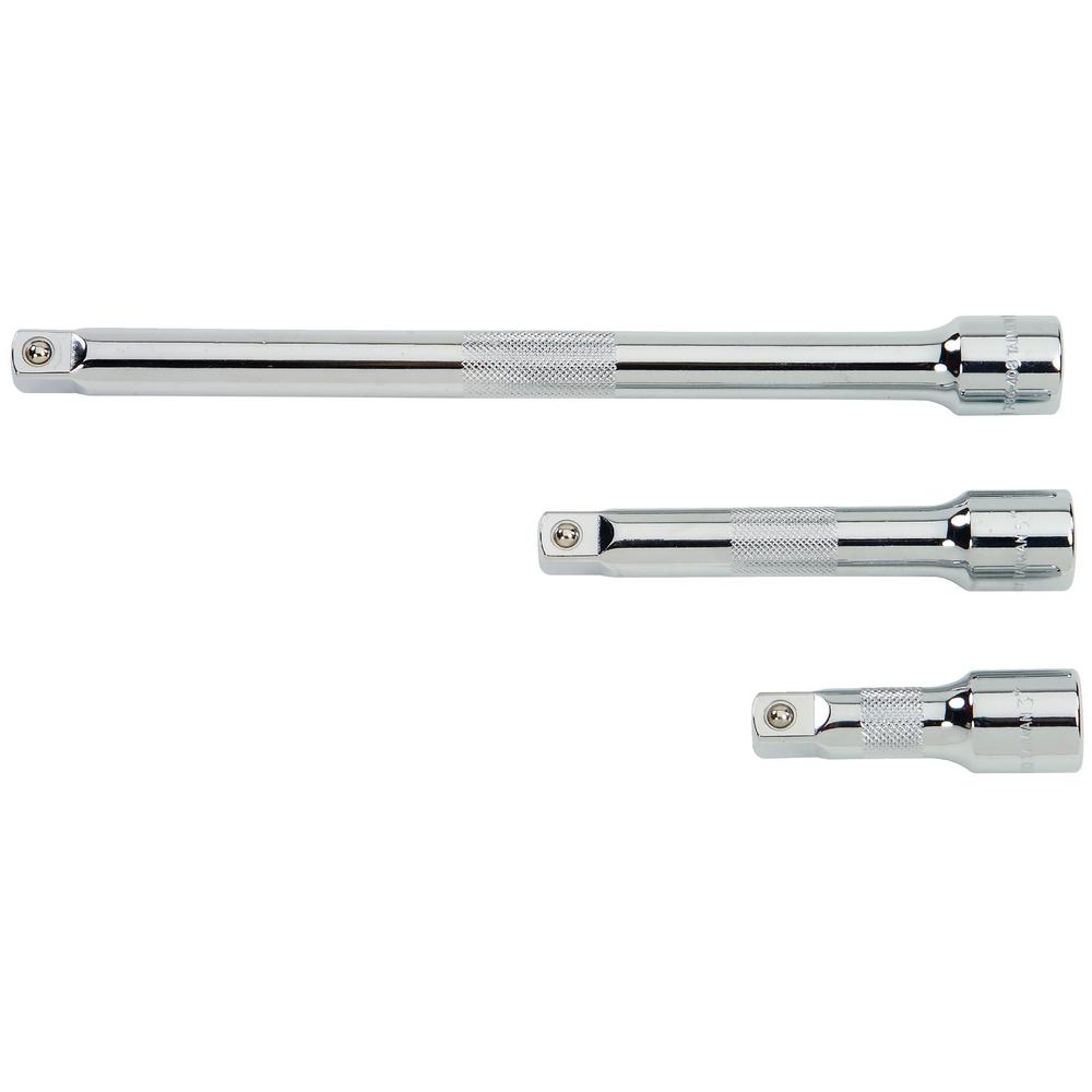 Stanley 1/2 in. Drive Extension Bar Set (3-Piece)-85-705 - The Home Depot