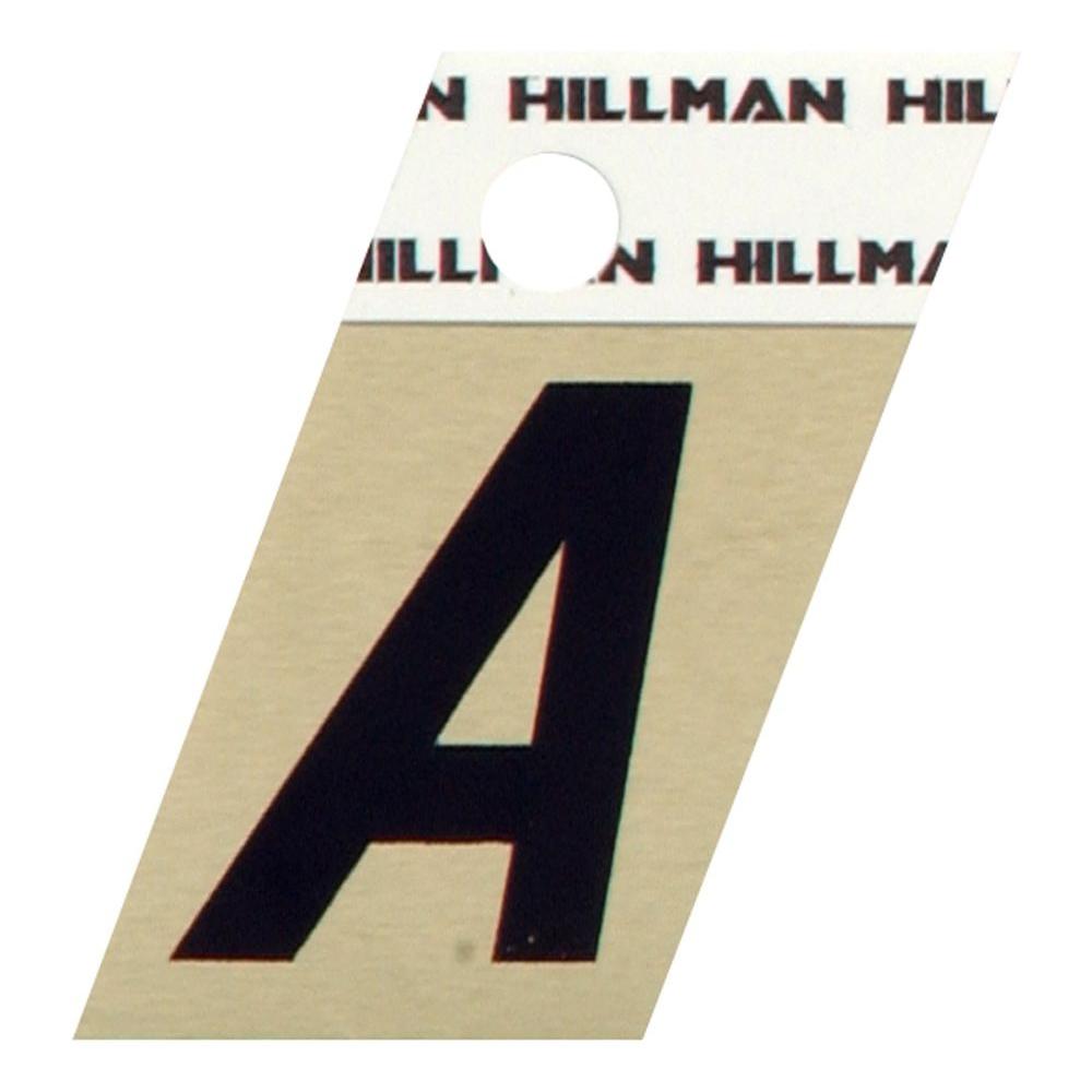 Hillman 1-1/2 in. Aluminum Angle-Cut Letter A-840494 - The Home Depot