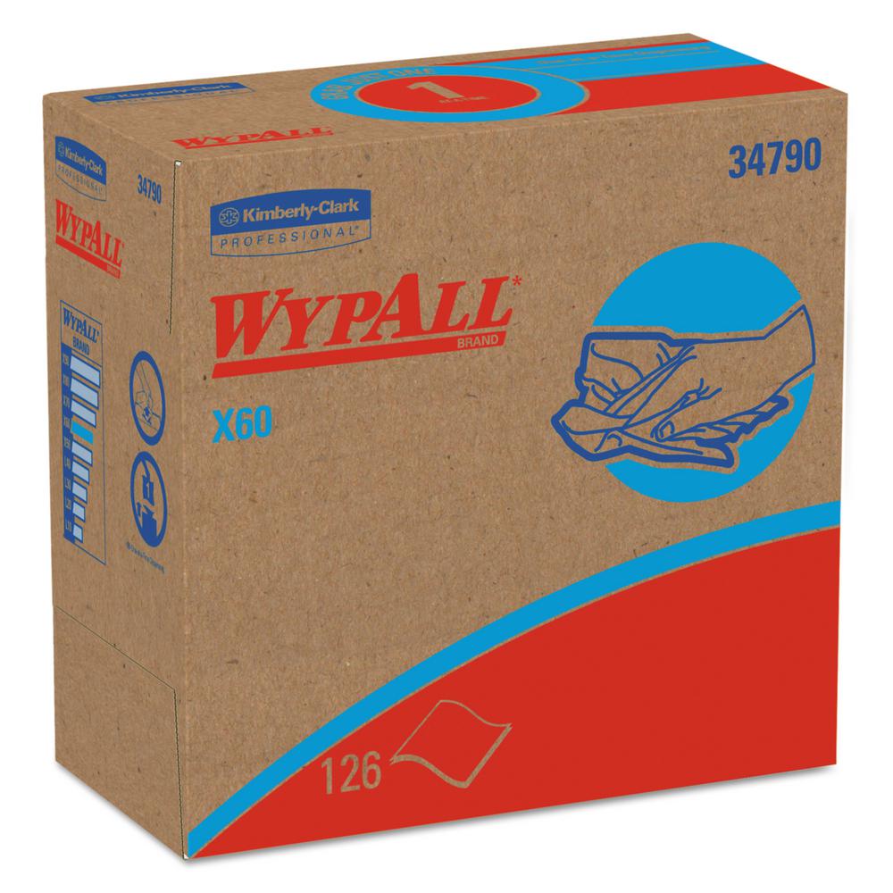 WYPALL X60 White Pop-Up Wipers (126-Box)-KCC34790CT - The Home Depot