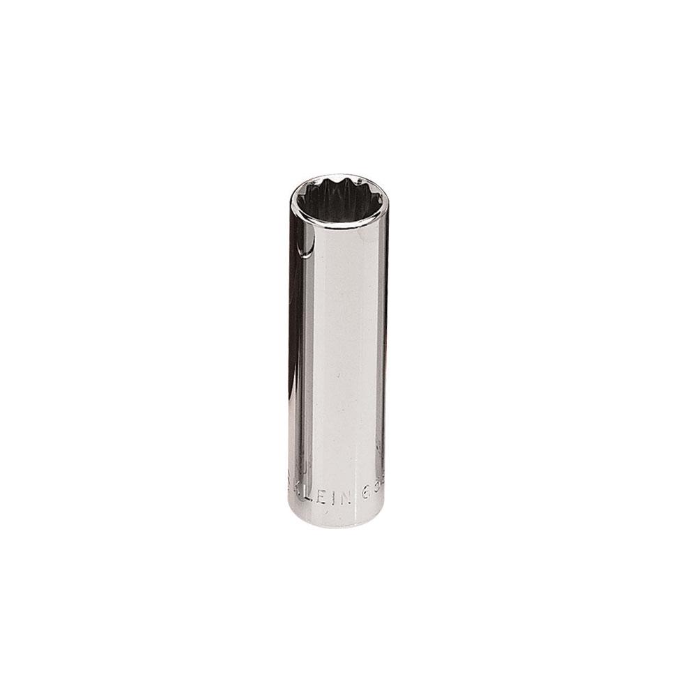 Klein Tools 1/2 in. Drive 11/16 in. D 12-Point Socket-65828 - The Home ...