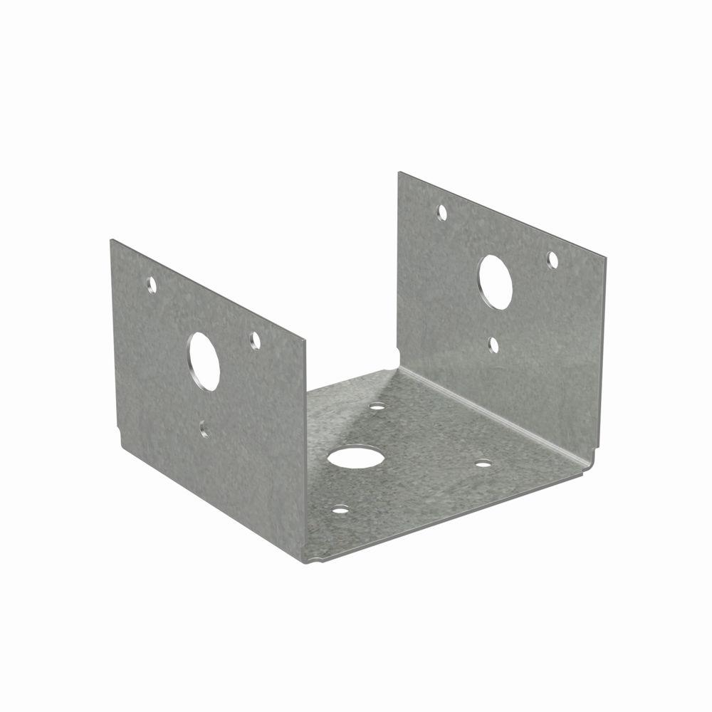 Simpson Strong-Tie BC 4x Galvanized Half Base-BC40 - The Home Depot