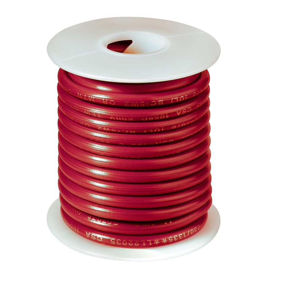 Gardner Bender 14 AWG 18 ft. Primary Wire Spool, Red-AMW-324 - The Home ...