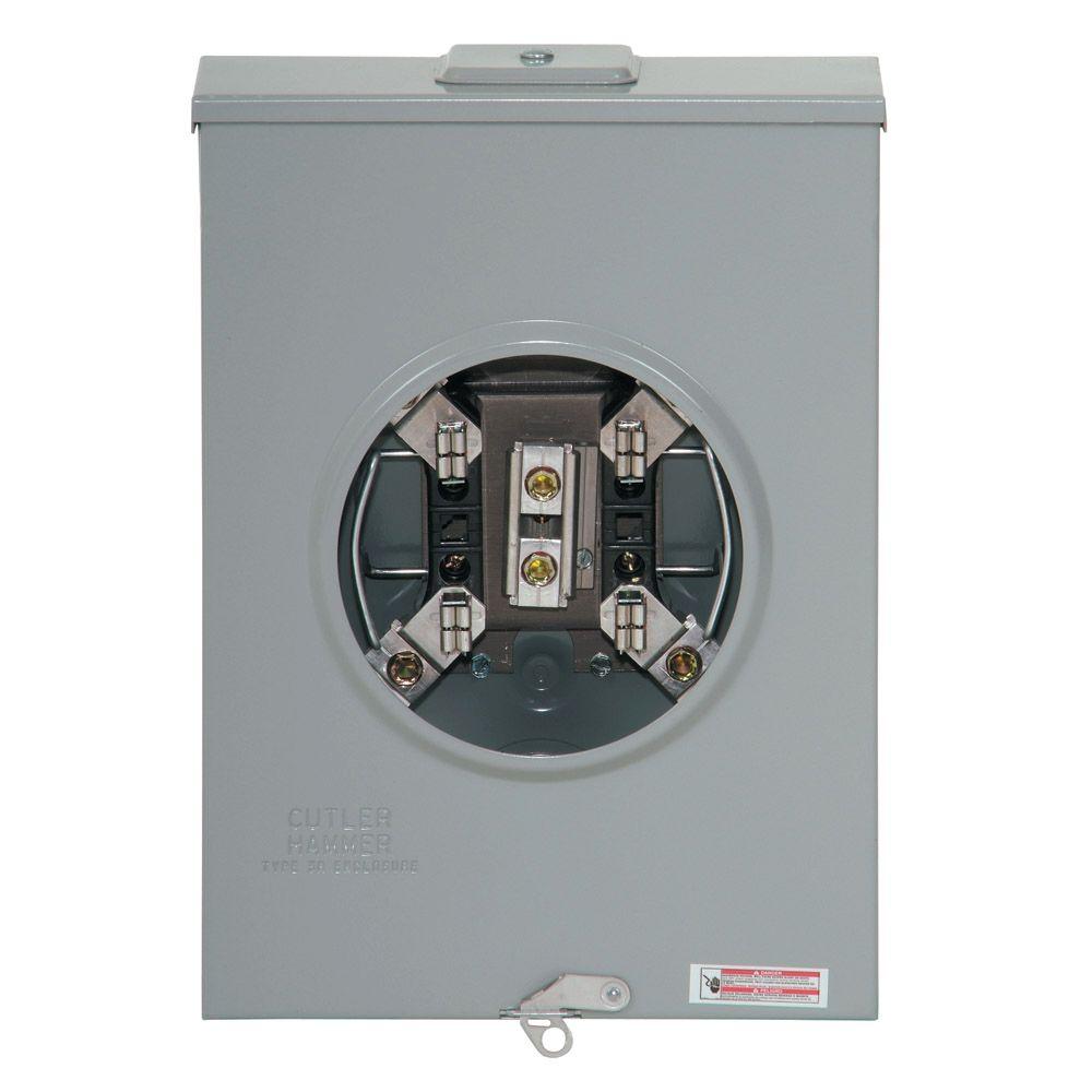 Eaton 200 Amp Single Meter Socket (ConEd Approved)-URS202BCRCH - The ...