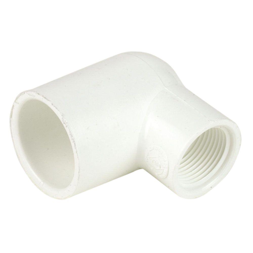DURA 3 4 In X 1 2 In PVC Sch 40 Pressure 90 Degree Slip X FPT