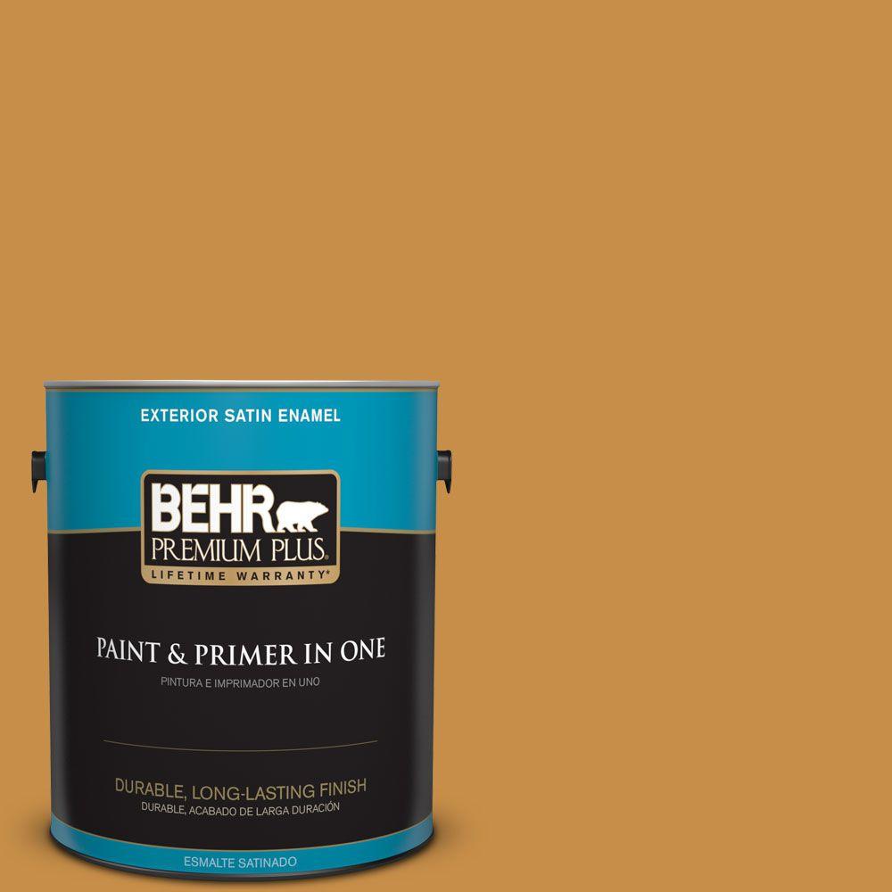 BEHR MARQUEE 5-gal. #BXC-52 Natural Copper Satin Enamel Exterior Paint ...
