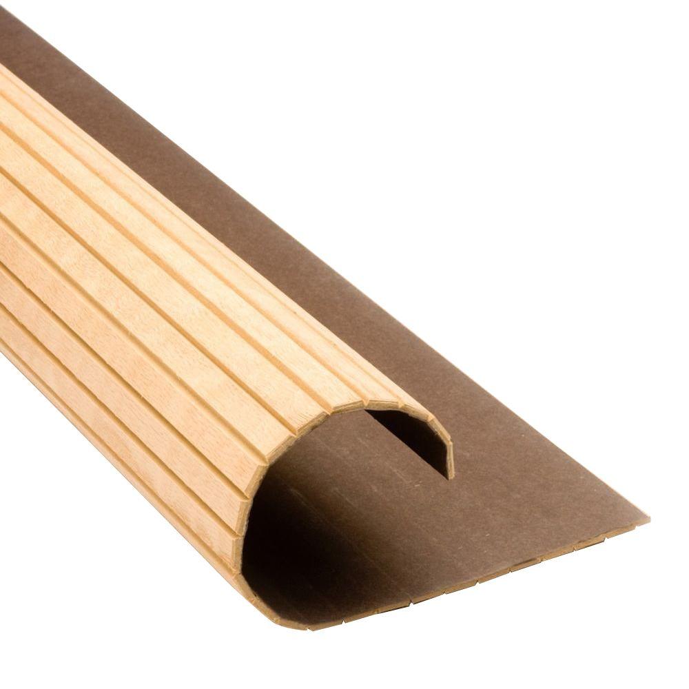 Pole Wrap 48 In X 12 In Oak Basement Column Cover 85EX124 The Home
