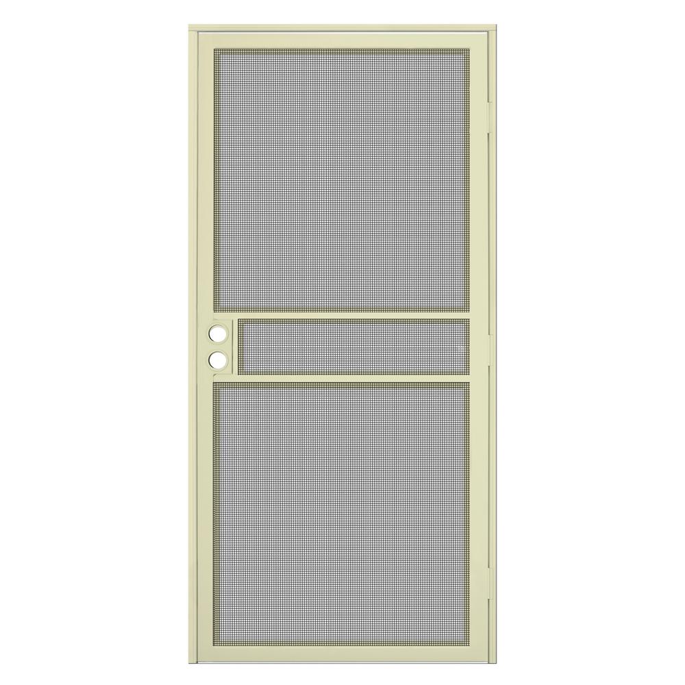 Unique Home Designs 36 in. x 80 in. Solana Rust Shield Navajo White ...