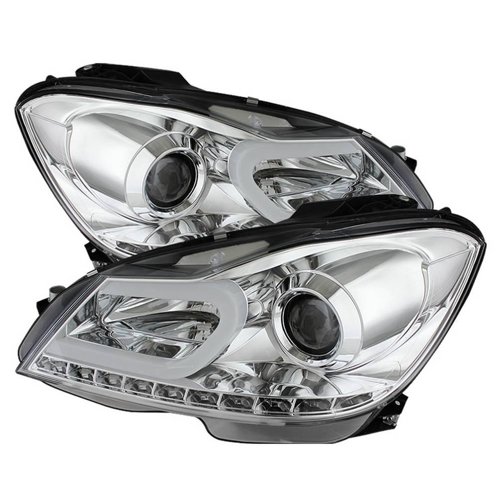 Spyder Auto Mercedes Benz W204 C-Class 12-13 Projector Headlights ...