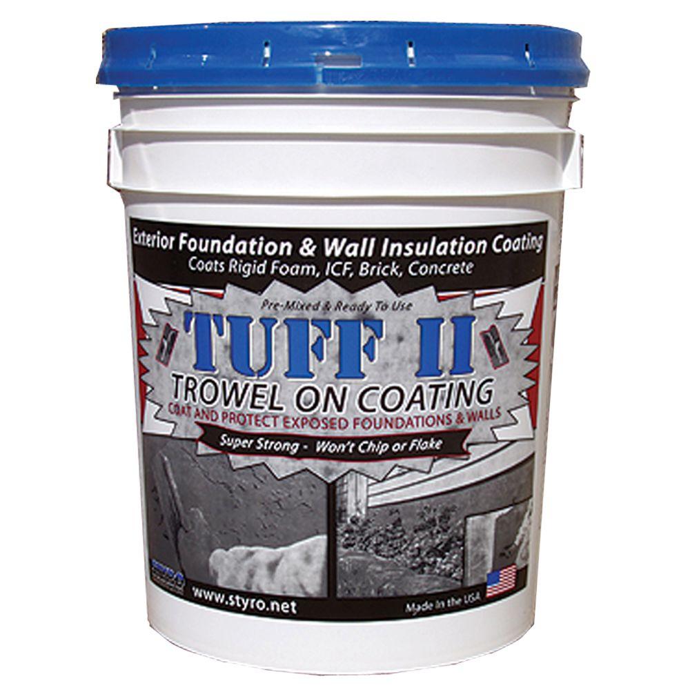 STYRO Industries 5 Gal. White Tuff II Foundation Coating-TTW - The Home ...