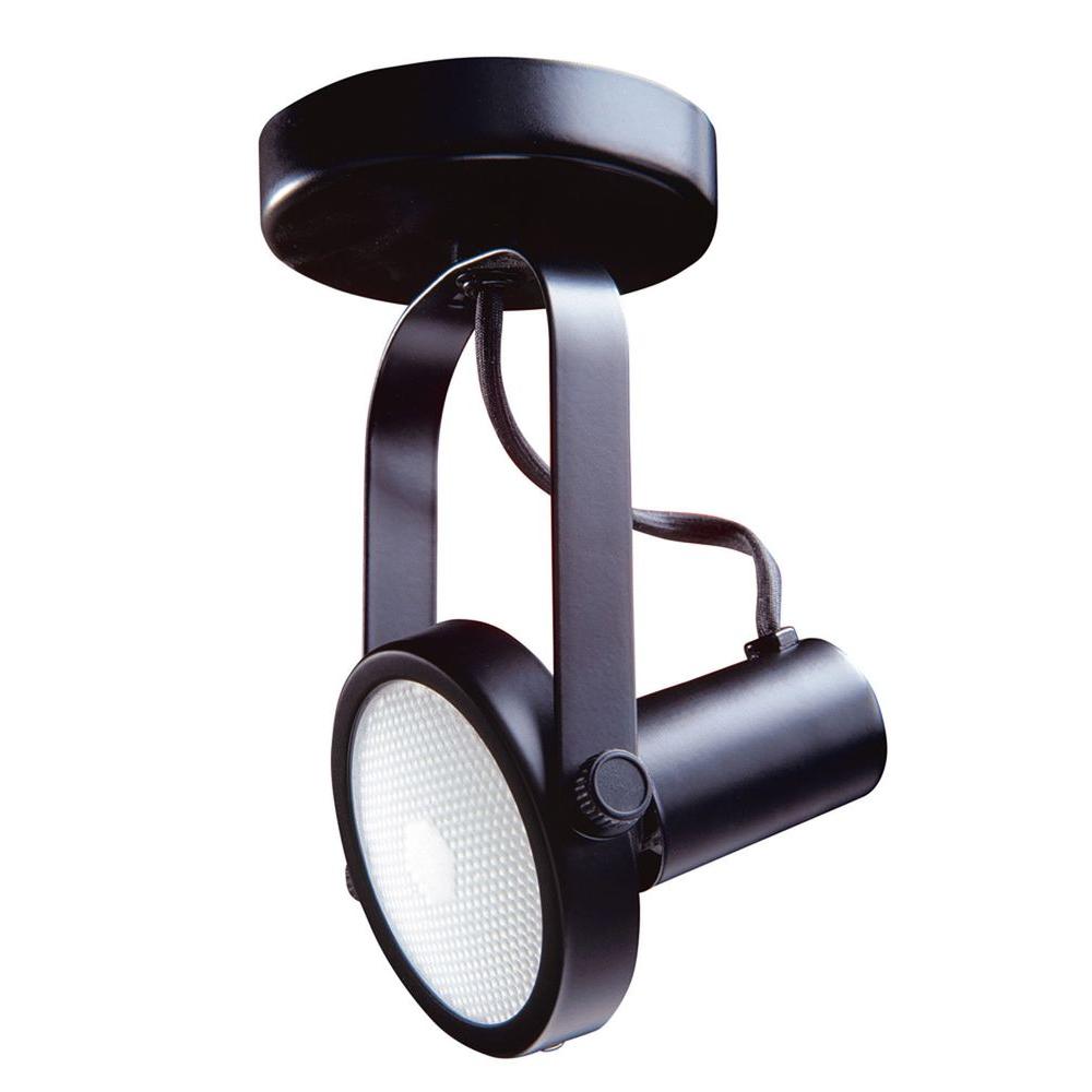 Hampton Bay 12 ft. 120 Volt Flexible Track Lighting Starter Kit in ...