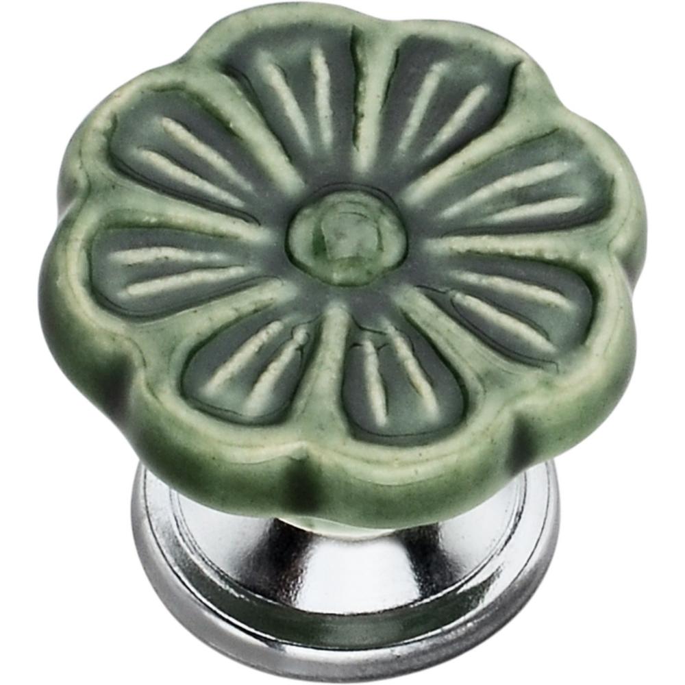 Mascot Hardware Anemone 1.57 in. Light Green Cabinet Knob-CK386 - The ...