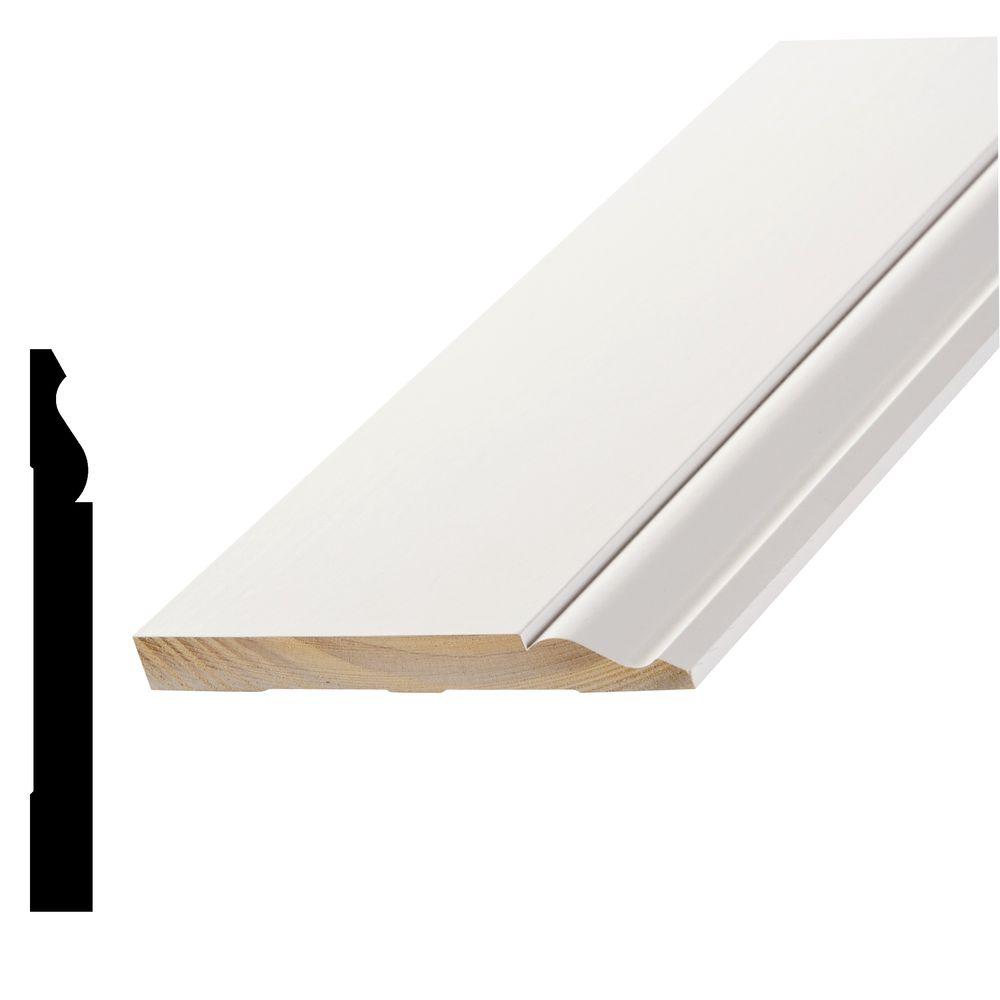 Woodgrain Millwork WM 623 9/16 in. x 3-1/4 in. x 96 in. Primed Finger ... Woodgrain Millwork WM 623 9/16 in. x 3-1/4 in. x 96 in. Primed Finger ...