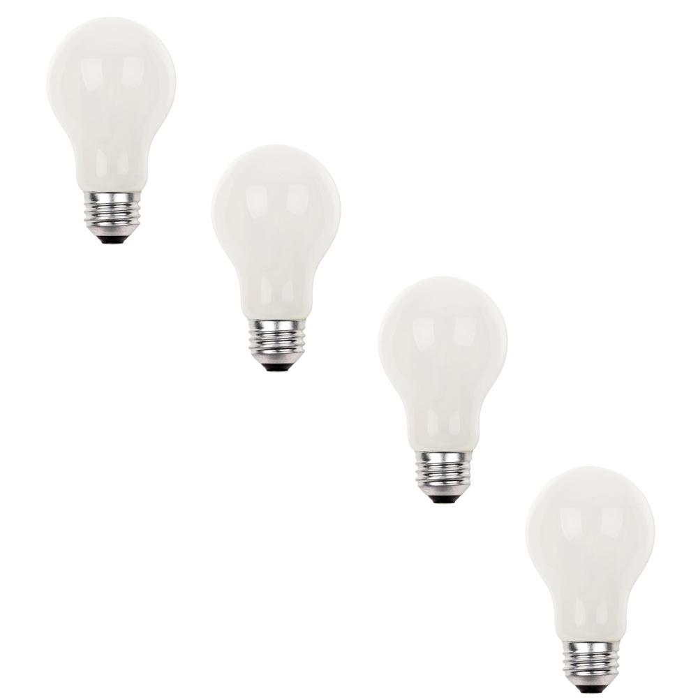 Westinghouse 53-Watt Eco-Halogen A19 Soft White Medium Base Light Bulb ...