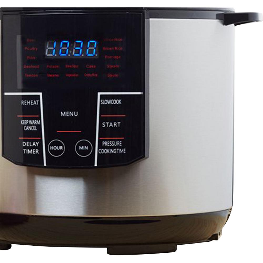 Brentwood 6 Qt. Pressure Cooker EPC626 - The Home Depot