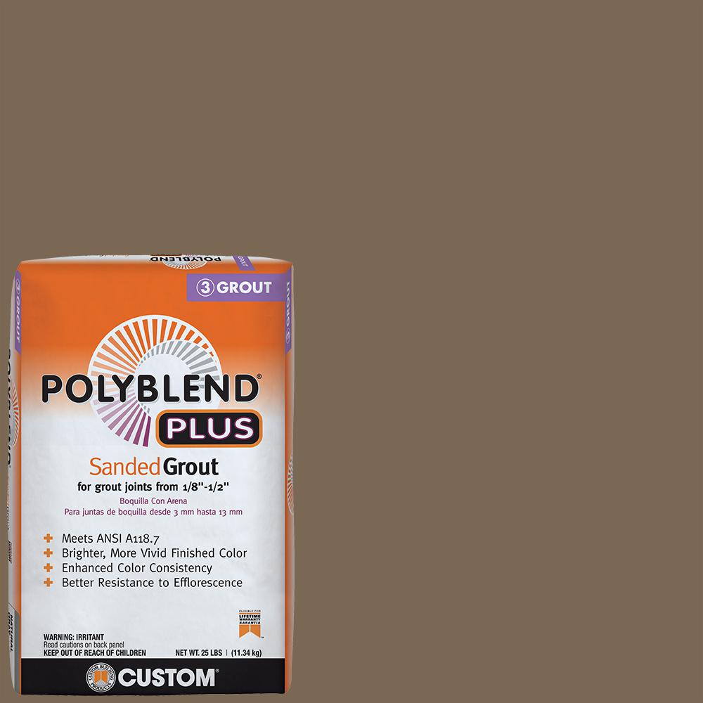 Custom Building Products Polyblend Plus #59 Saddle Brown 25 lb. Sanded ...