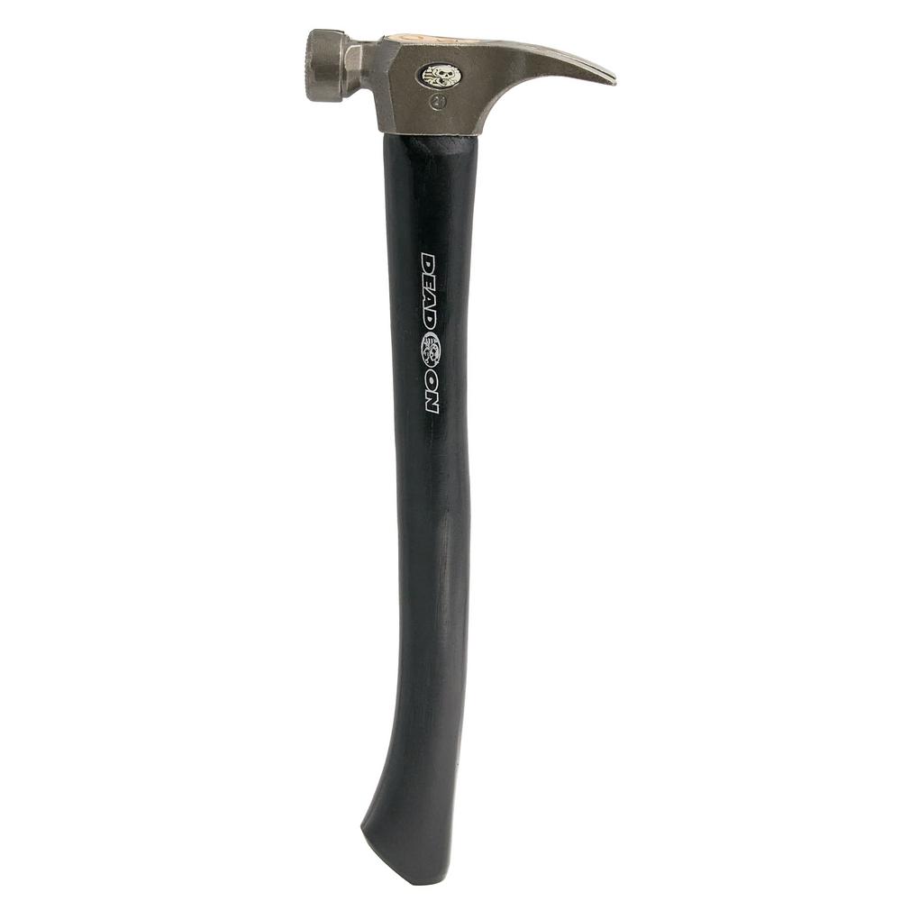 DEAD ON TOOLS 21 oz. Milled Face Framing Hammer with 18 in. Straight ...