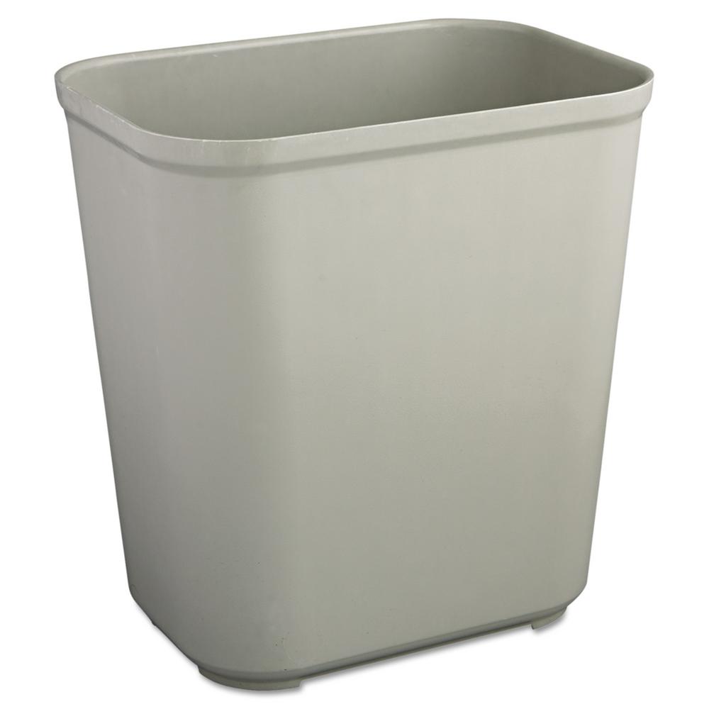 Rubbermaid Commercial Products 7 Gal. Grey Rectangular Fire-Resistant ...
