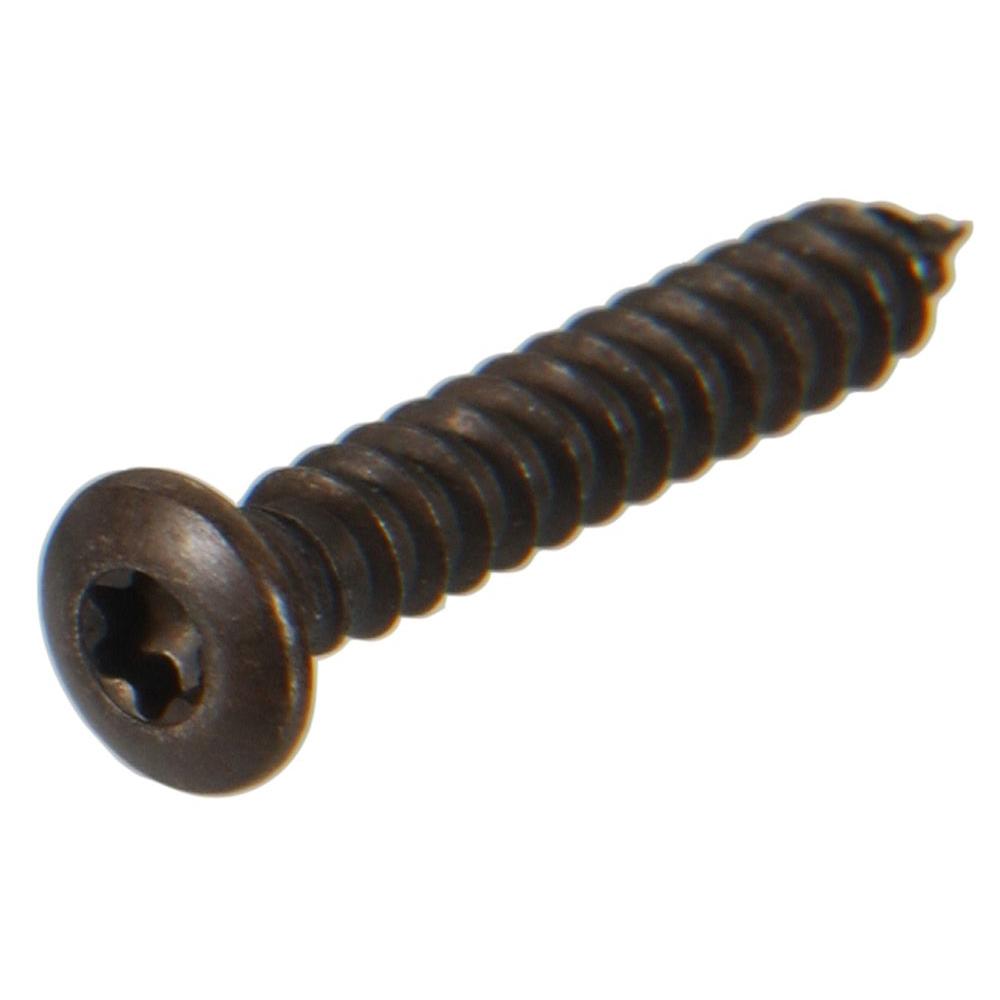 Hillman 8 X 3 4 Black Torx Head Screws 2 Pack 881177 The Home Depot