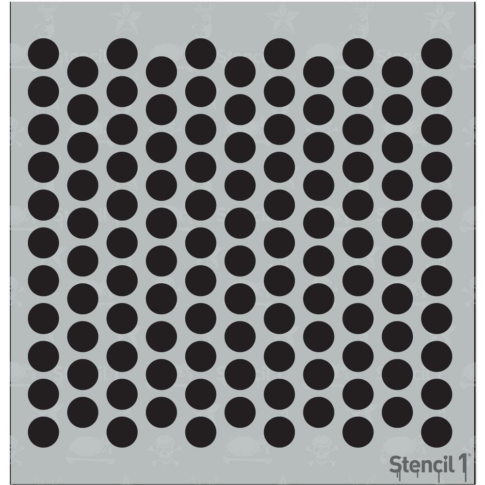 Stencil1 Dots Small Repeat Pattern Stencil-S1_8P_13_S3 - The Home Depot