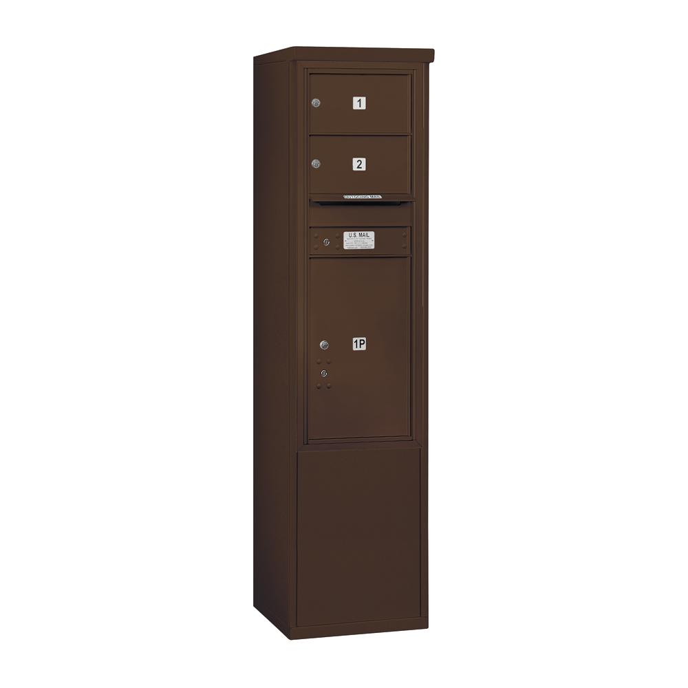 Salsbury Industries 3900 Horizontal Series 20-Compartment 2-Parcel ...