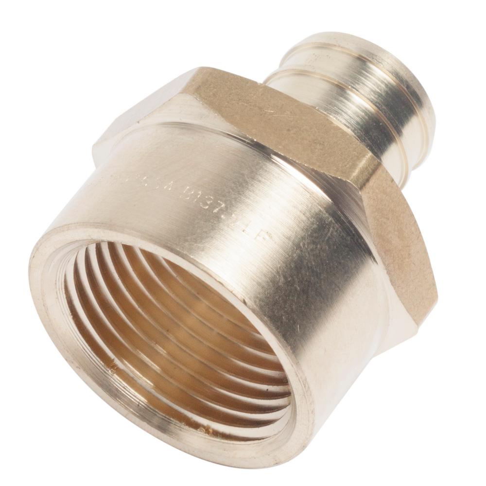 LTWFITTING 3/4 in. x 3/4 in. Lead Free Brass PEX Barb x FIP Adapter ...