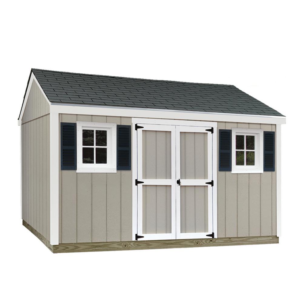 Sheds USA 10 Ft X 12 Ft Installed Smart Siding Classic T1012C The Sheds USA 10 Ft X 12 Ft Installed Smart Siding Classic T1012C The
