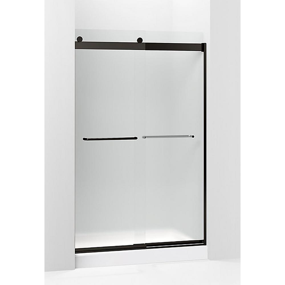 Kohler Levity 47 625 In W X 74 In H Frameless Sliding Shower Door In