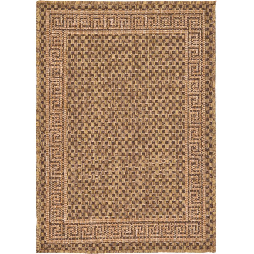 Unique Loom Outdoor Greek Key Brown 2' 2 x 3' 0 Area Rug-3127230 - The ...