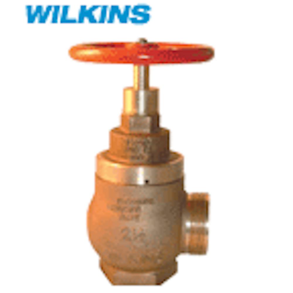 Zurn 2-1/2 in. Bronze Pressure Reducing Fire Hose Valve-ZW4000CC-U ...