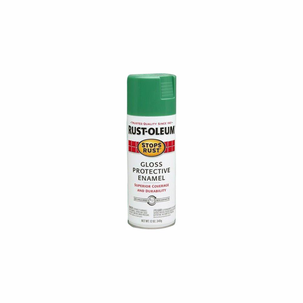 Rust Oleum Stops Rust 12 Oz Protective Enamel Gloss Grass Green Spray rust-oleum-stops-rust-12-oz-protective-enamel-gloss-grass-green-spray