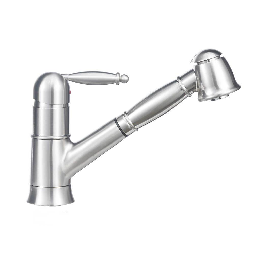 Blanco Torino Jr. Single-Handle Pull-Out Sprayer Kitchen Faucet In ...